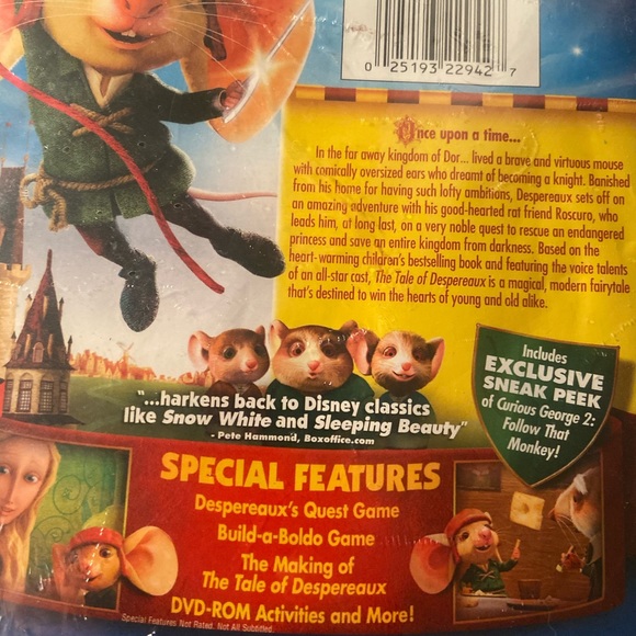 Disney | Other | The Tale Of Desperaux Muppets Most Wanted Despicable ...